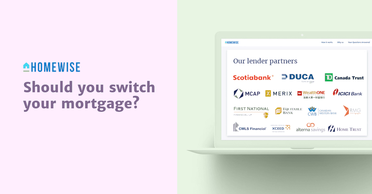 Should you switch your mortgage to a new lender? - Homewise